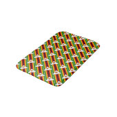 ZIMBABWE FLAG Patriotic Modern Zimbabwean Bath Mat | Zazzle