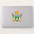 Zimbabwe National Coat Of Arms Patriotic Sticker | Zazzle