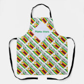 Zimbabwe Zimbabwean Flag Green Personalization Apron | Zazzle