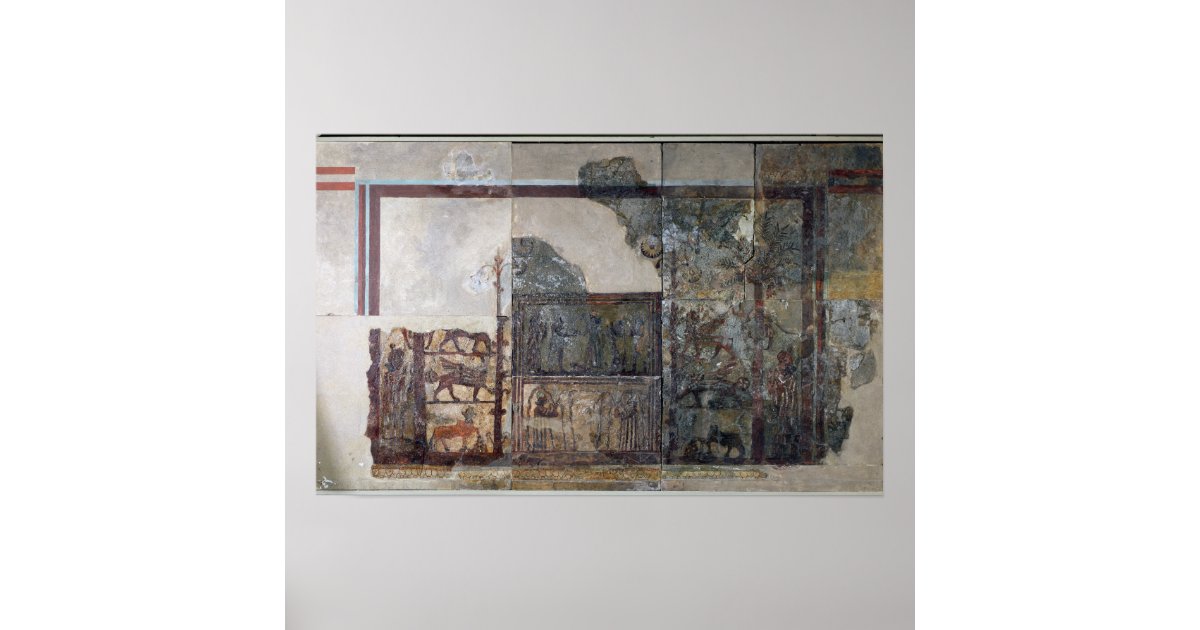 Zimri-Lim, King of Mari, before Goddess Ishtar Poster | Zazzle