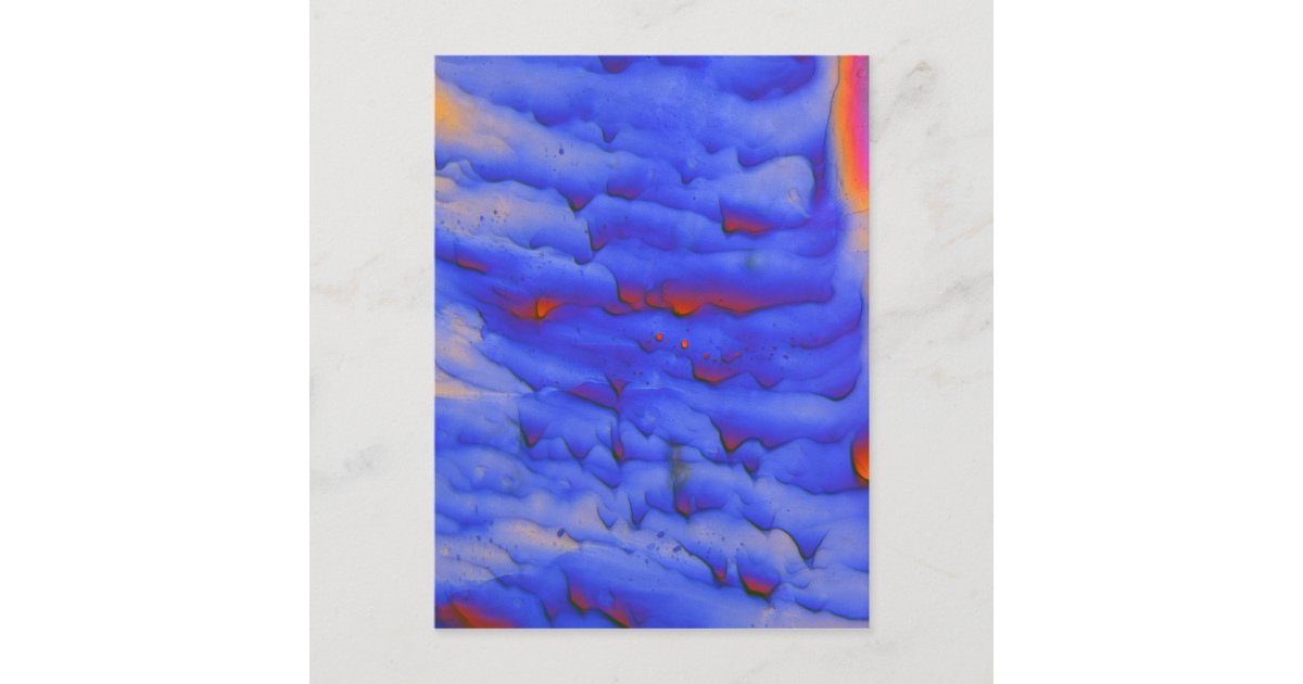 Zinc acetate under the microscope postcard | Zazzle