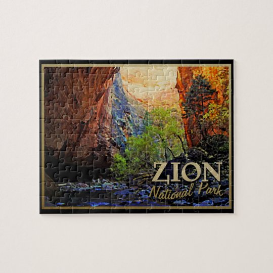 Zion National Park Jigsaw Puzzle | Zazzle.com