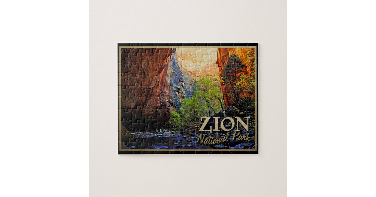 Zion National Park Jigsaw Puzzle | Zazzle