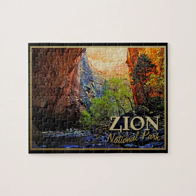 Zion National Park Jigsaw Puzzle | Zazzle