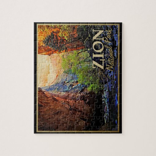 Zion National Park Jigsaw Puzzle | Zazzle