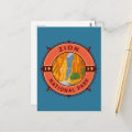 Zion National Park Retro Compass Emblem Postcard | Zazzle