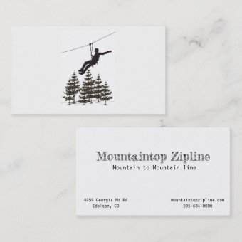 Zipline Business Cards Completely Customizable | Zazzle
