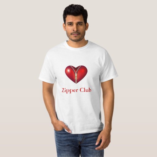Zipper Club T-Shirt | Zazzle