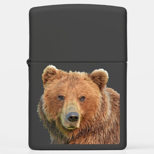 Zippo Lighter w/ grizzly bear | Zazzle.com