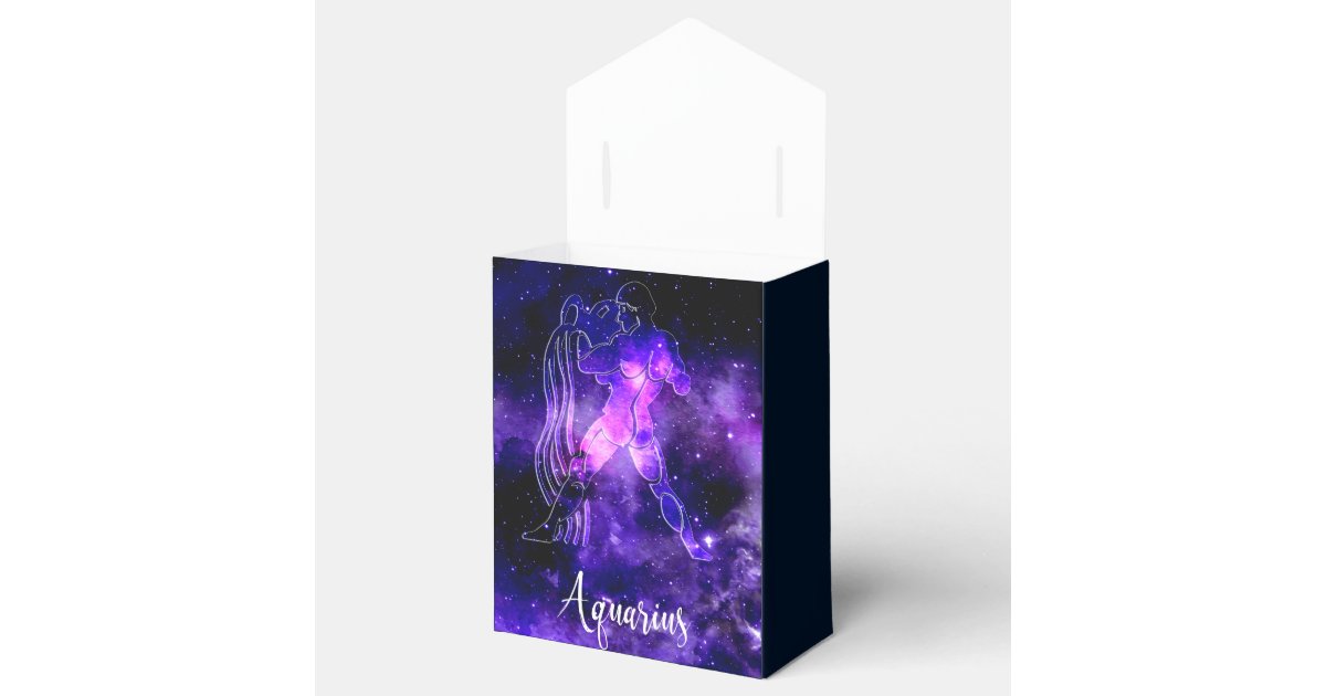 Zodiac : Aquarius Favor Boxes | Zazzle