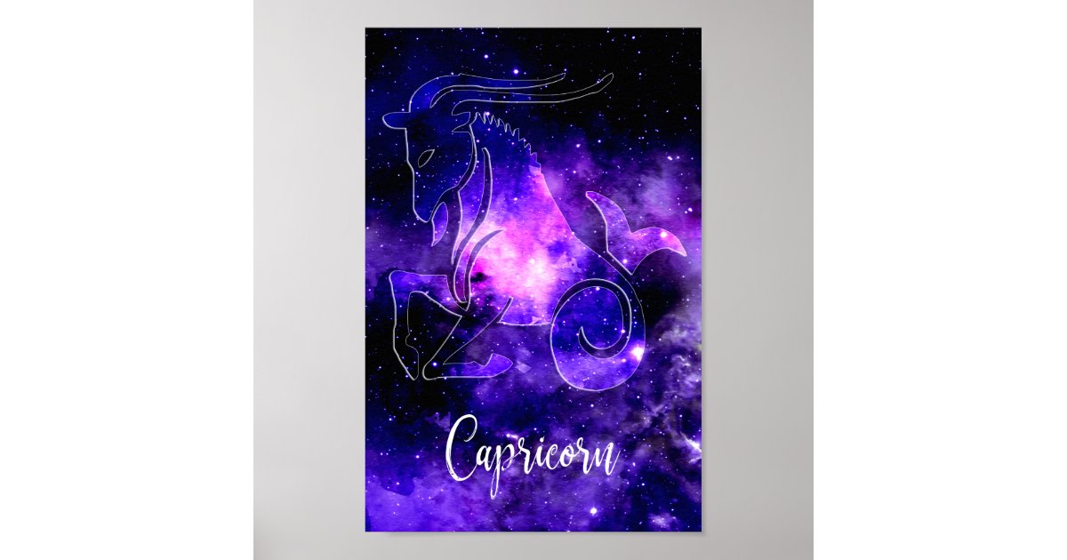 Zodiac : Capricorn Poster | Zazzle.com