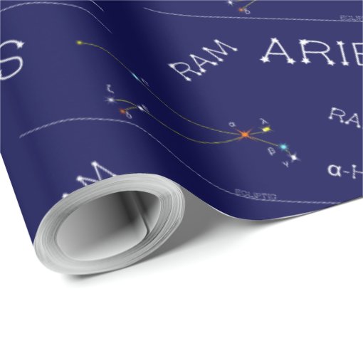 Zodiac Constellation Aries Wrapping Paper | Zazzle