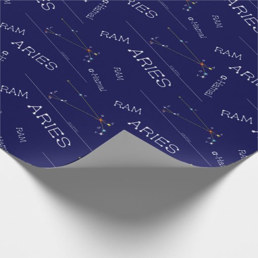 Zodiac Constellation Aries Wrapping Paper | Zazzle