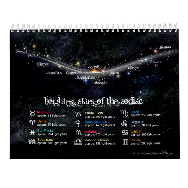 Zodiac Graphic Calendar | Zazzle