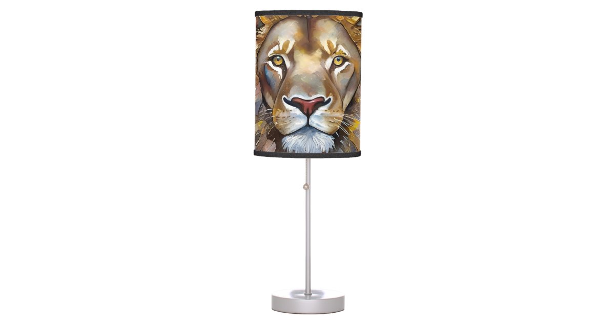 Zodiac - Leo the Lion Table Lamp | Zazzle