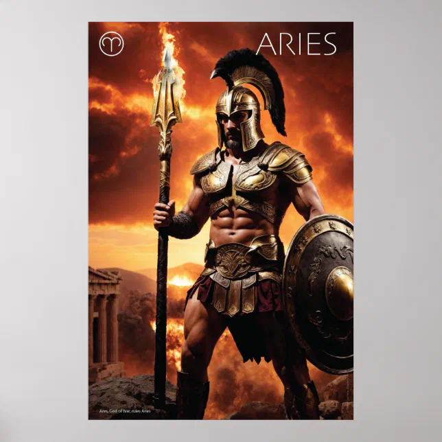 Zodiac Power: Aries Poster | Zazzle