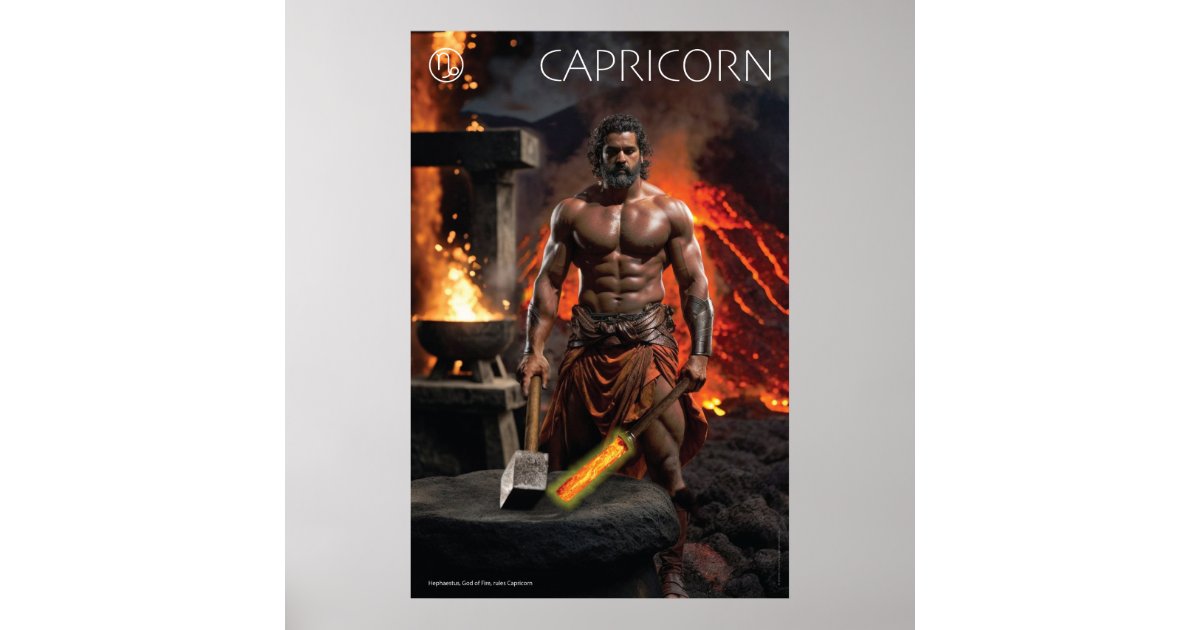 Zodiac Power: Capricorn Poster | Zazzle
