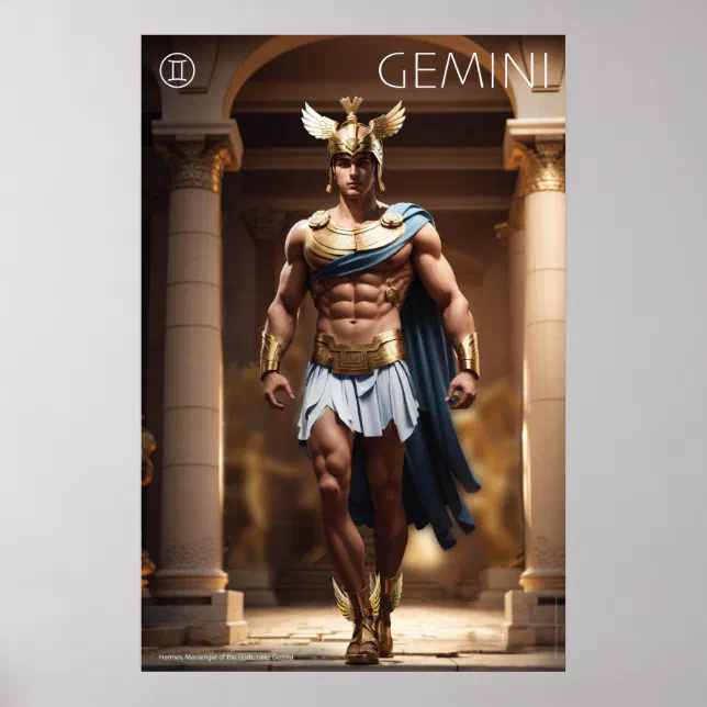 Zodiac Power: Gemini Poster | Zazzle