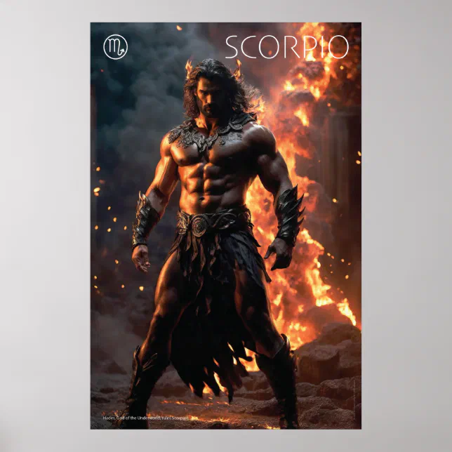 Zodiac Power: Scorpio Poster | Zazzle
