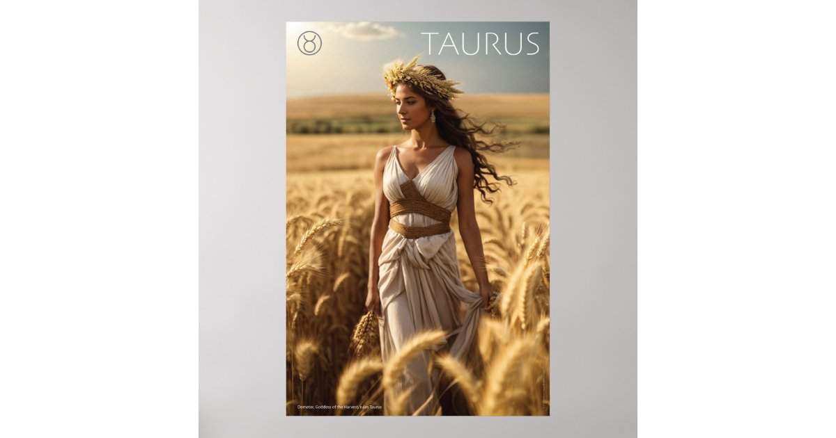 Zodiac Power: Taurus Poster | Zazzle