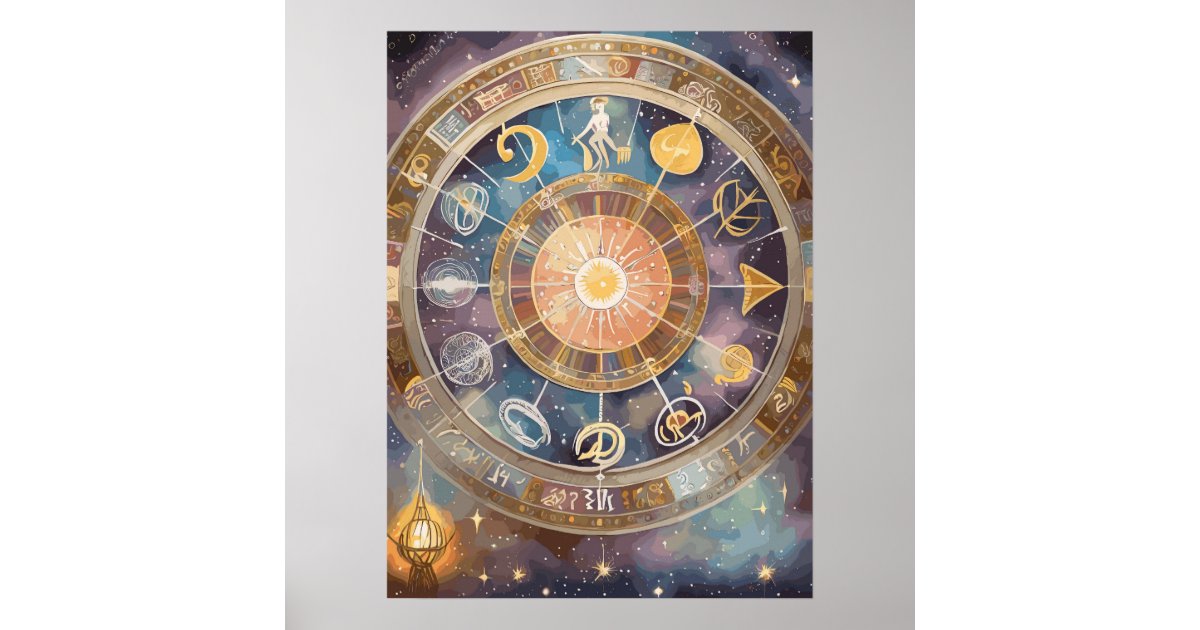 Zodiac Signs and Astrology Wall Art | Zazzle