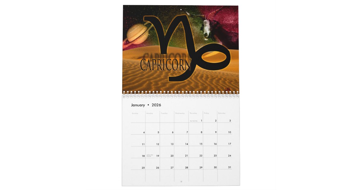Zodiac Signs Calendar | Zazzle