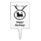Zodiac Star Sign Taurus Birthday Cake Topper | Zazzle