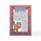 Zodiac — Taurus Fun Facts Card | Zazzle
