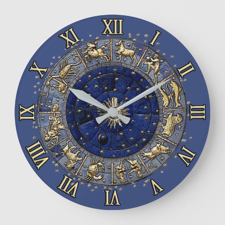 Zodiac Wheel Clock | Zazzle