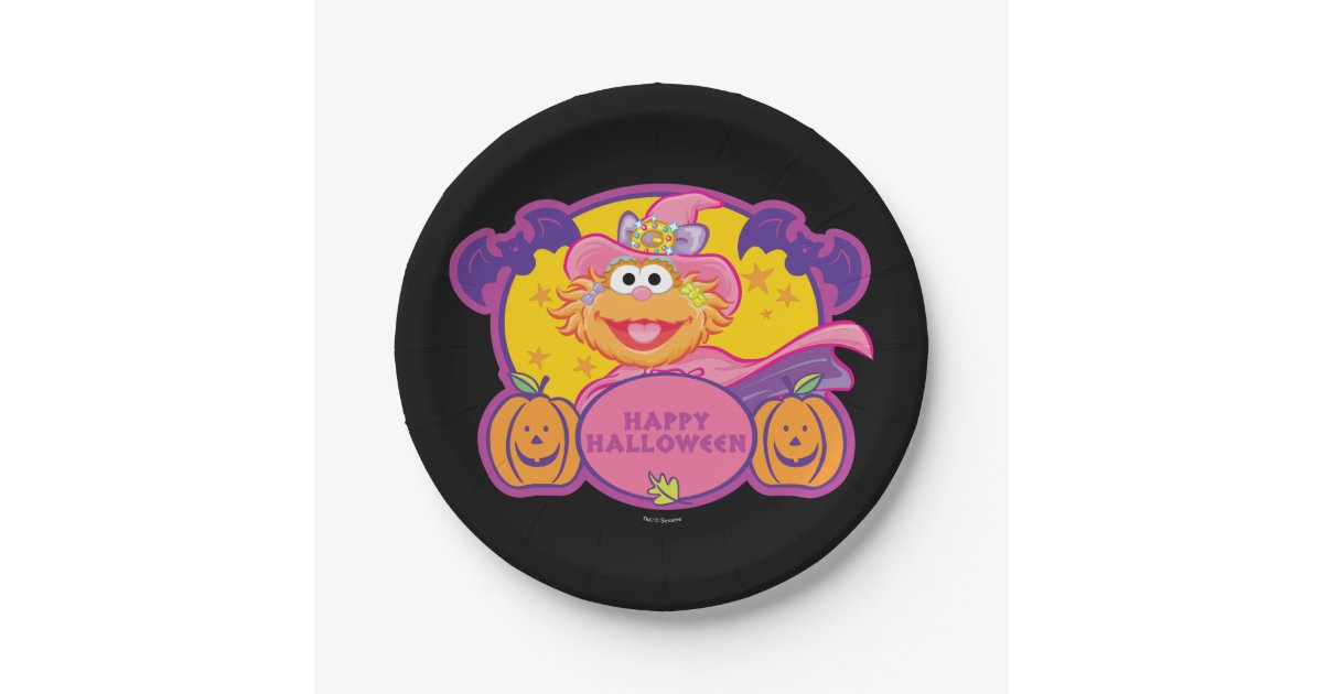 Zoe | Happy Halloween Paper Plates | Zazzle
