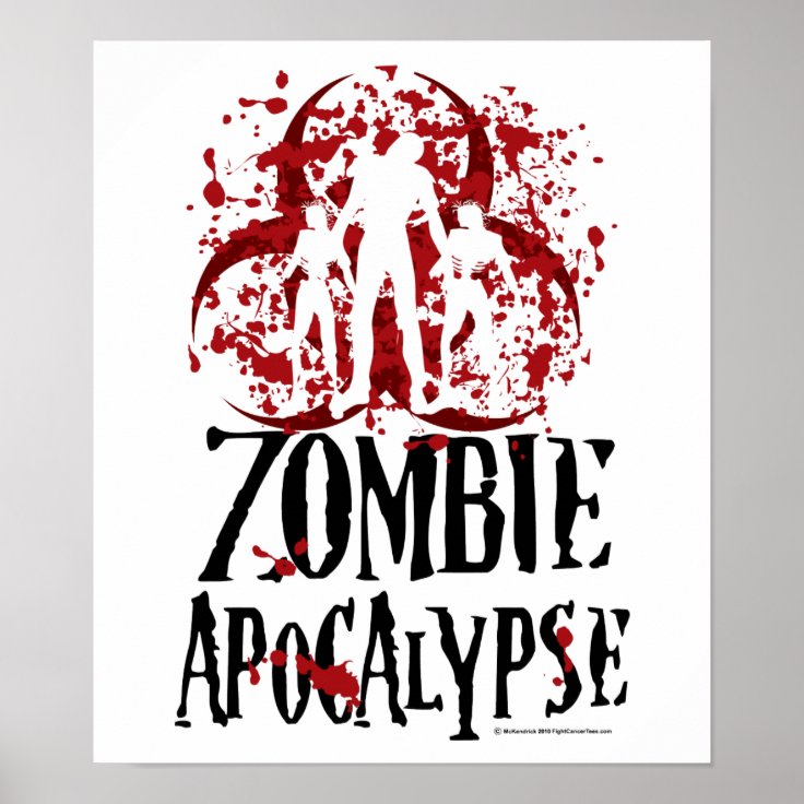 Zombie Apocalypse Poster | Zazzle