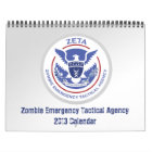 2013 zombie calendar | Zazzle.com