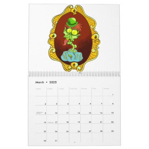 Zombie Calendar! Calendar | Zazzle