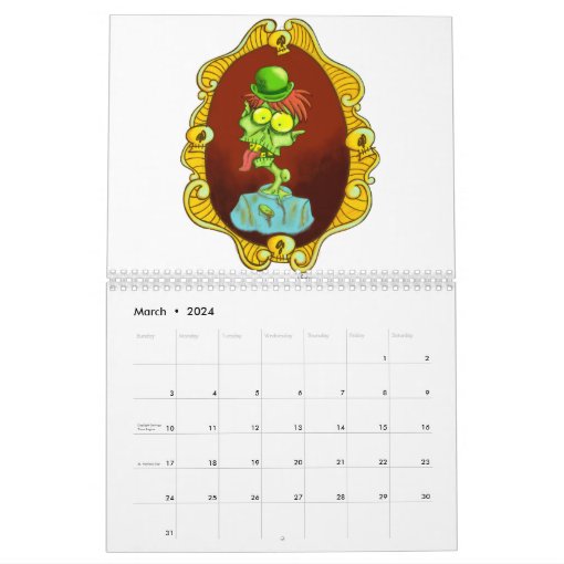 Zombie Calendar! Calendar | Zazzle