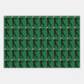 Zombie Christmas Cool Custom Horror Green Holiday Wrapping Paper Sheets ...