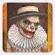 Zombie Circus Clown Stickers | Zazzle