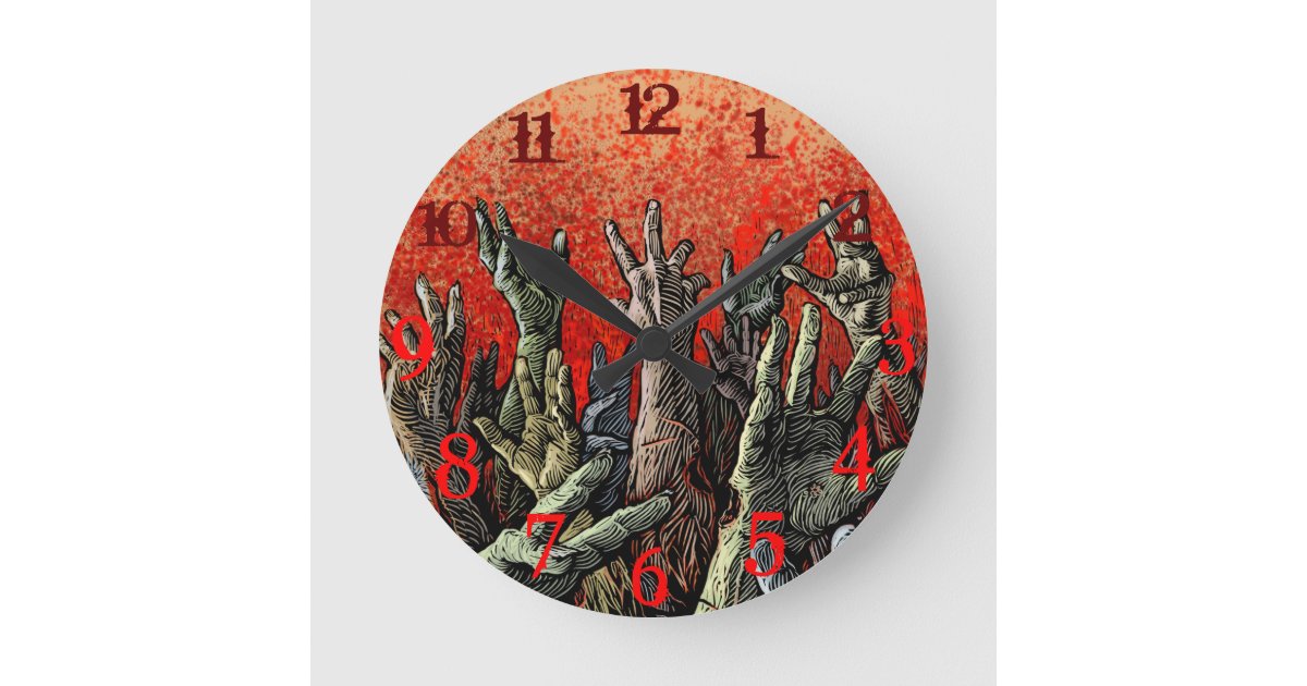 Zombie Clock | Zazzle