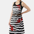 Zombie Convict Prison Inmate Costume Apron | Zazzle