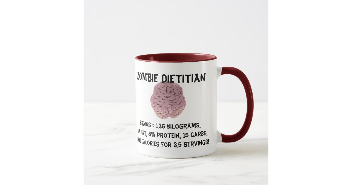 ZOMBIE DIETITIAN MUG | Zazzle