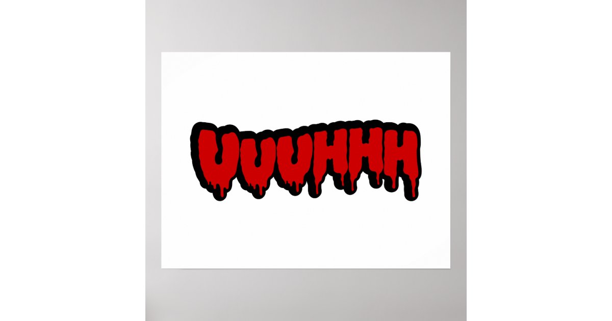 Zombie Groan Poster | Zazzle