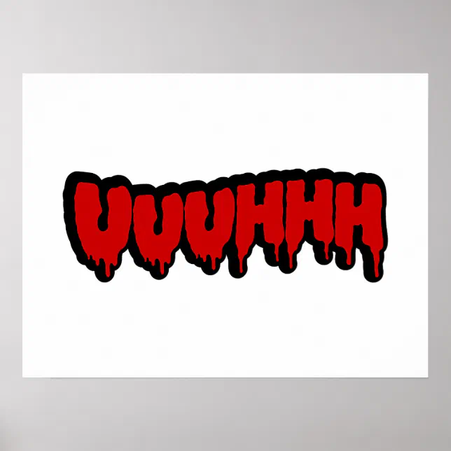 Zombie Groan Poster | Zazzle