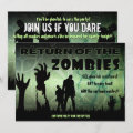 Zombie Halloween Apocalypse Movie Poster Invite | Zazzle