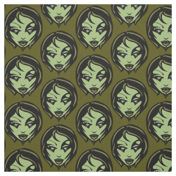 Zombie Halloween Fabric Halloween Fabrics Custom | Zazzle