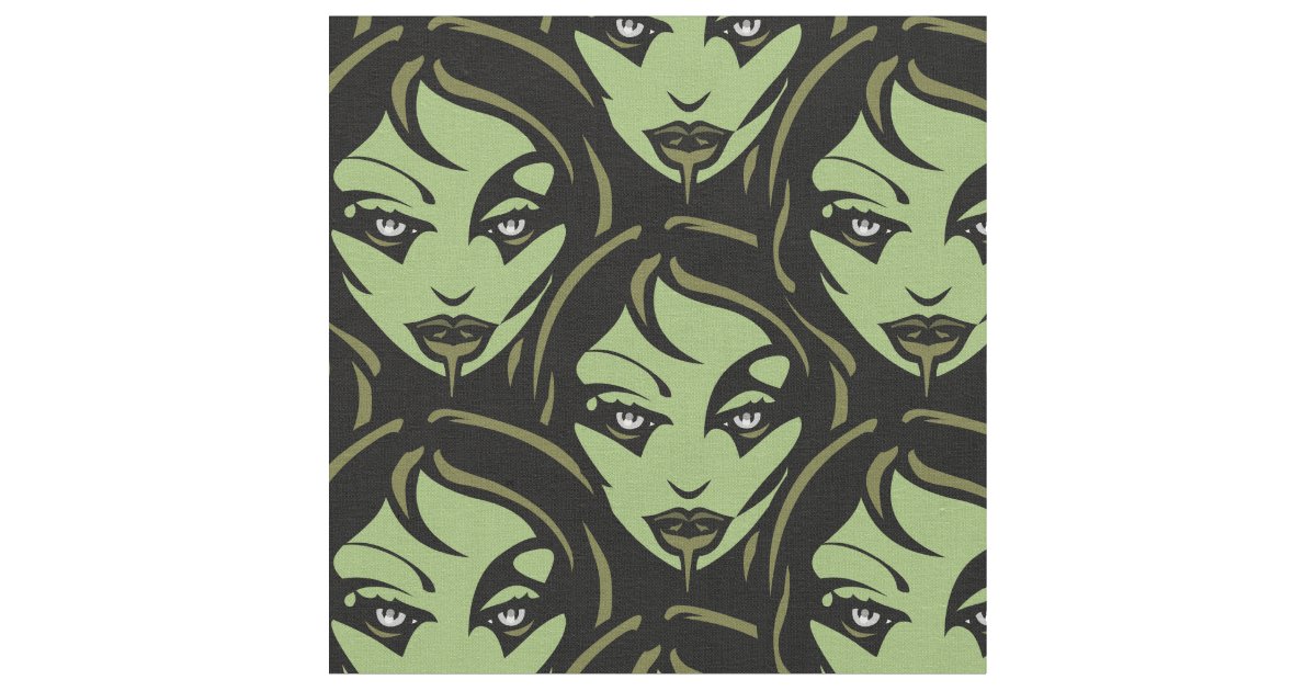 Zombie Halloween Fabric Halloween Fabrics Custom | Zazzle