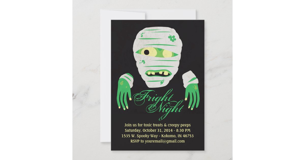 Zombie Halloween Invitation | Zazzle