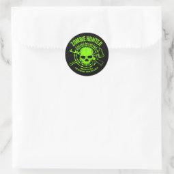 Zombie Hunter Sticker | Zazzle