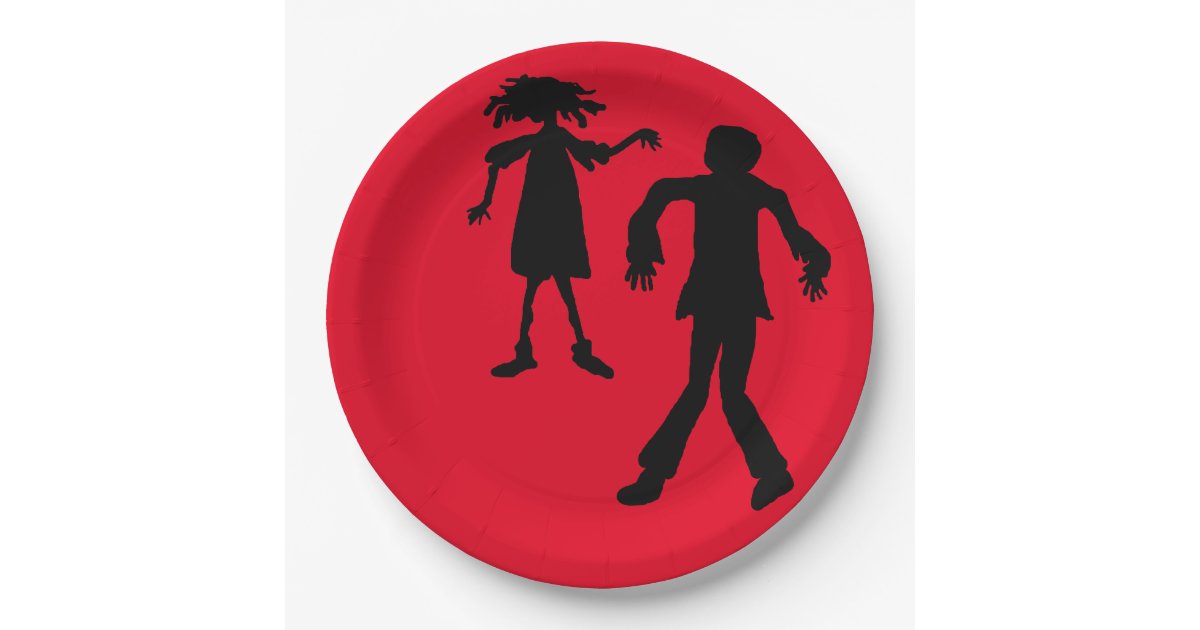 Zombie Kids Party Paper Plates | Zazzle
