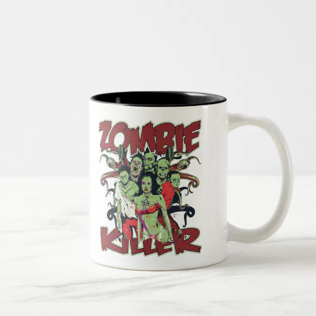 Zombie Killer Two-Tone Coffee Mug | Zazzle