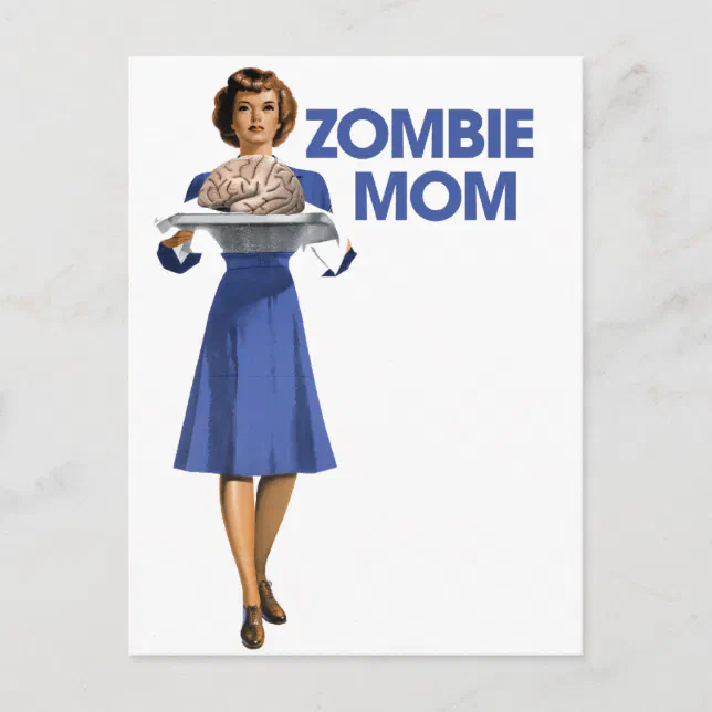 Zombie Mom Postcard | Zazzle