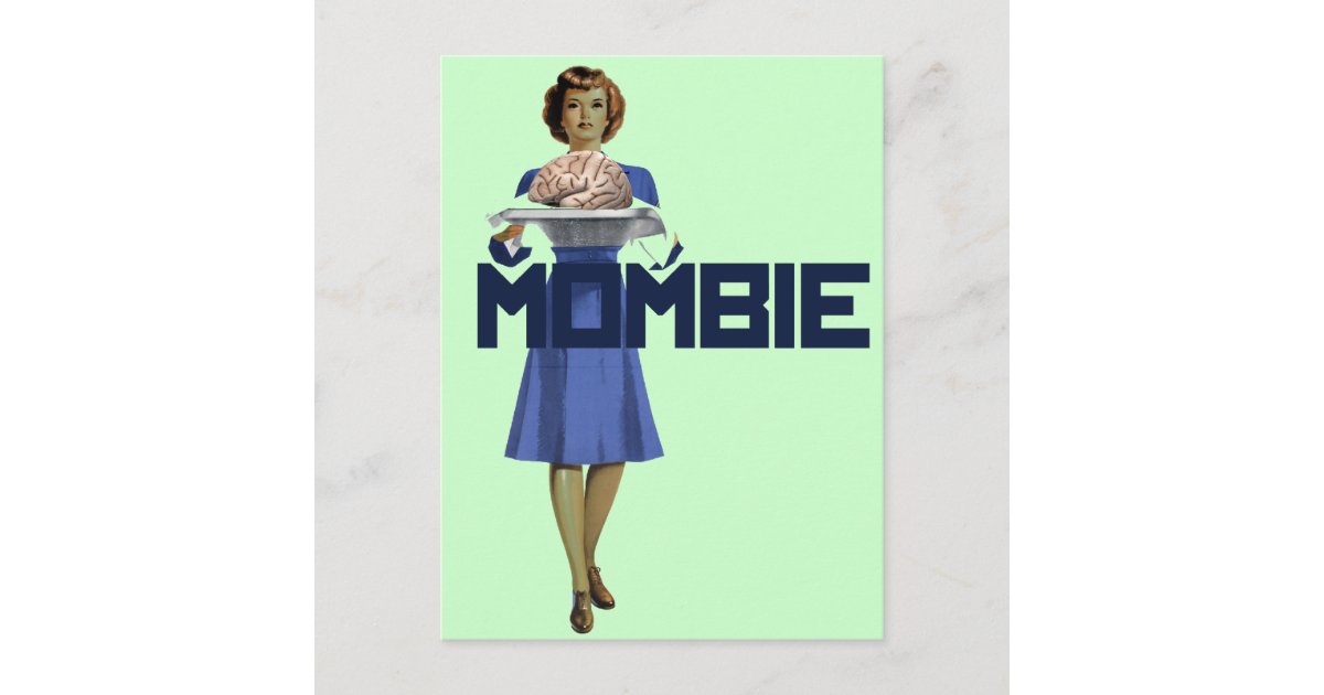 Zombie Mom Postcard | Zazzle